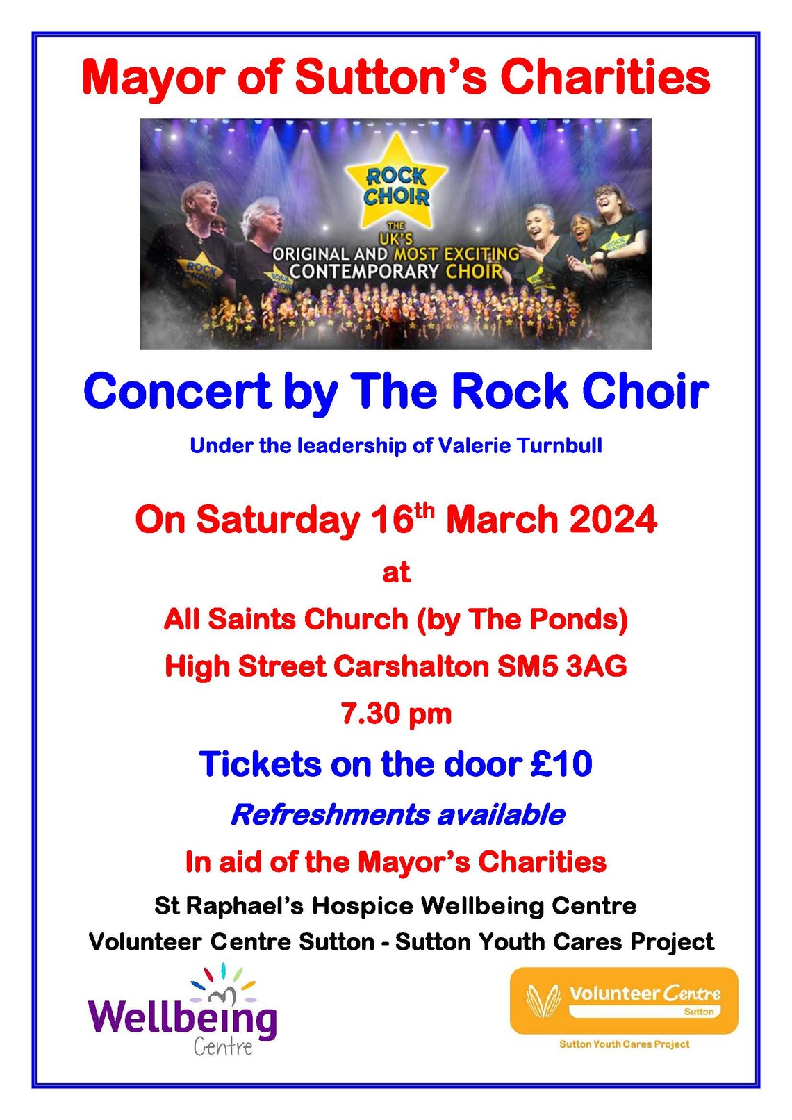 Mayor’s Charities 2023-2024: calendar of events - Volunteer Centre Sutton